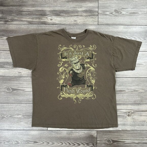 Gildan | Shirts | Y2k Monty Python The Holy Grail Flesh Wound T Shirt ...